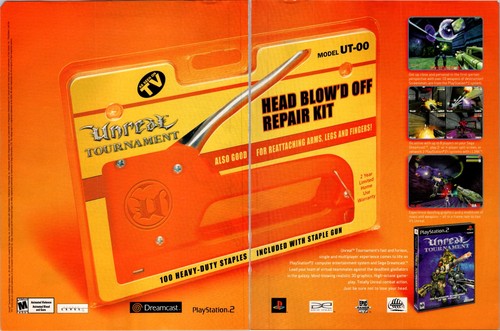 2001 • PS2 UNREAL TOURNAMENT Print Ad • 2000s Y2K Hip Hop BA.18 | eBay