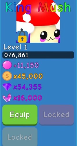 [SECRET] - King Mush: Bubble Gum Simulator (BGS) | eBay