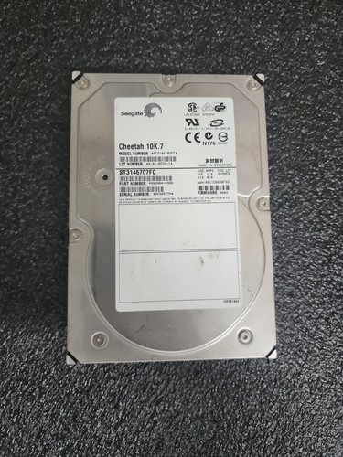 Seagate ST3146707FC 146GB 3.5 2Gbps 10KRPM Cheetah 10K.7 FC-AL Fibre ...