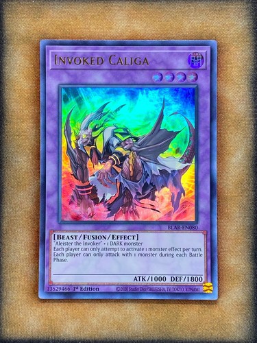 Yugioh Invoked Caliga BLAR-EN080 Ultra Rare 1st Ed NM | eBay