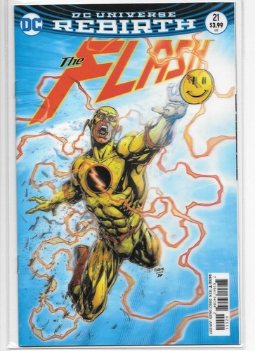 The Flash Rebirth #21 3-D Lenticular Variant The Button Batman Jason ...