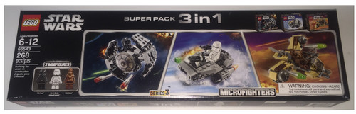 NEW SEALED Lego Star Wars Super Pack 3 in 1 (Sets 75126, 75128, and ...