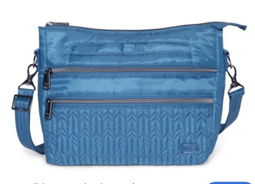 Lug Slider Crossbody Bag Teal Travel Nylon Lightweight Organizer ...