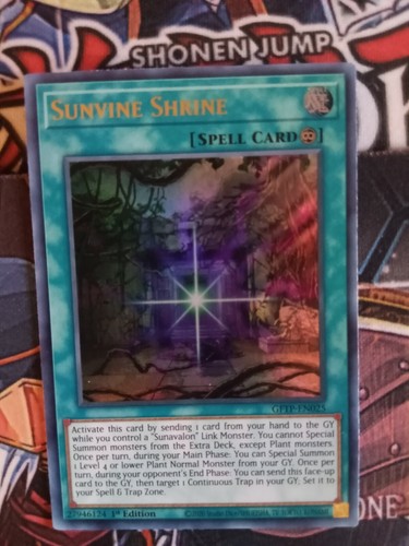 CHEAP YU-GI-OH CARD SUNVINE SHRINE GFTP-EN025 1ST ED | eBay
