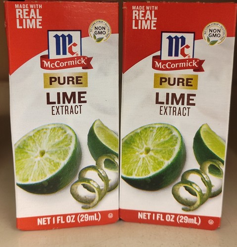 McCormick Pure Lime Extract 2 Bottles ~ Each Bottle 1 Oz ~ Non GMO | eBay