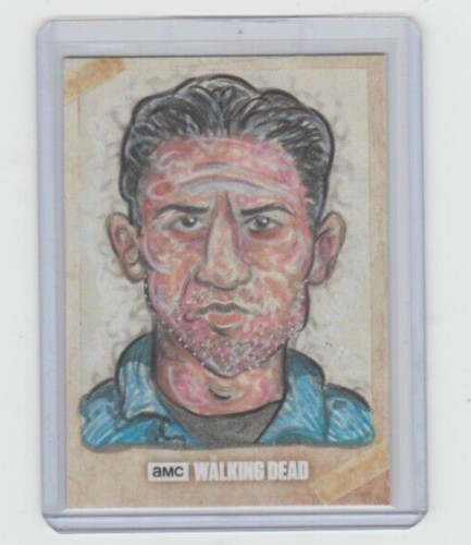 WALKING DEAD ROAD TO ALEXANDRIA SHANE SKETCH CARD BY ARTIST JASON HEIL ...