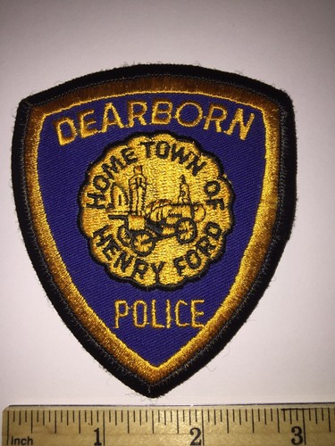 OLD DEARBORN MICHIGAN POLICE HOME OF HENRY FORD PATCH NEW | eBay