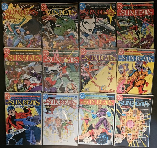 SUN DEVILS #1-12 (1985, DC Comics) Gerry Conway, Dan Jurgens COMPLETE ...