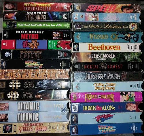 Lot of 25 Vintage VHS Horror/ SciFi /Comedy/Action Tapes. | eBay