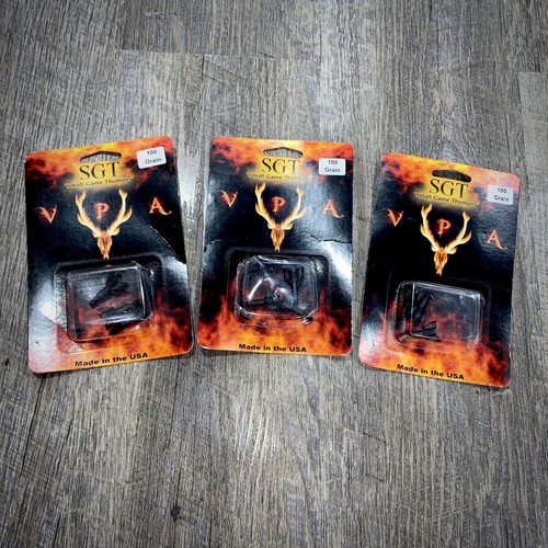 Lot of 3 Packages VPA Screw-In Small Game Thumpers (9 Total Heads) 100 ...