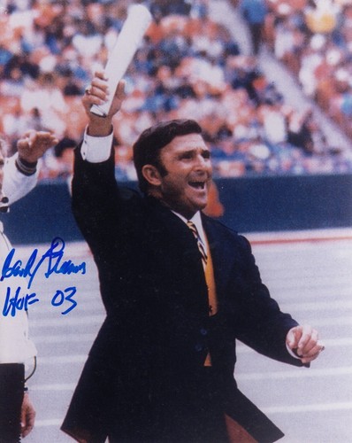 Hank Stram W / HOF03 Photo 8x10 Signed W/ COA New Orleans Saints #1 | eBay