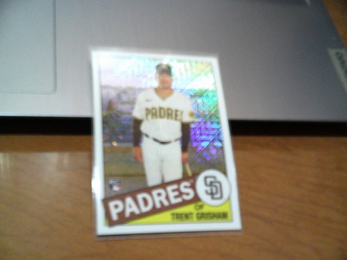 2020 TOPPS 1985 DESIGN ROOKIE SILVER MOJO REFRACTOR #CPC43-TRENT ...