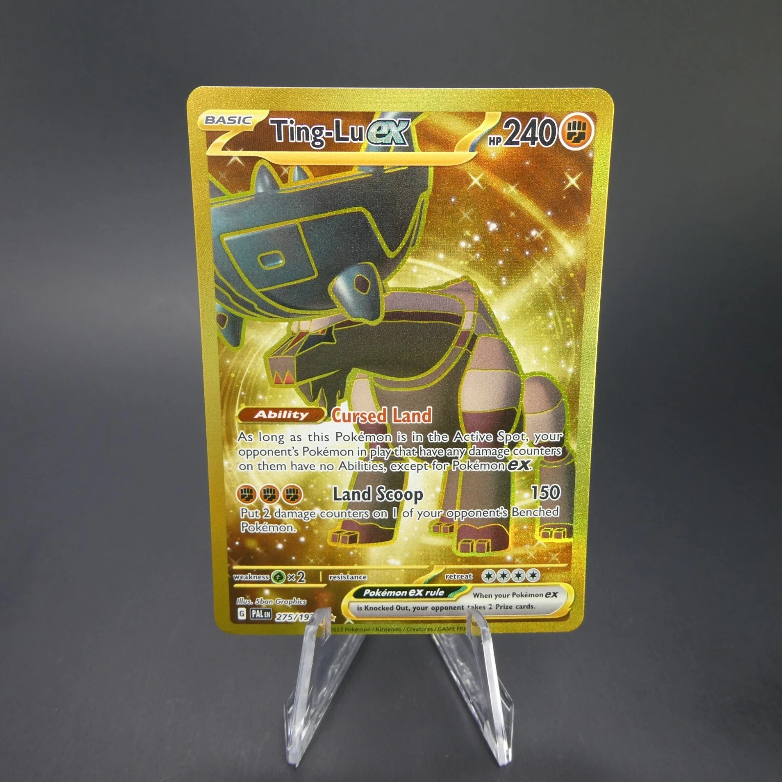 Ting-Lu ex 2023 Scarlet & Violet: Paldea Evolved #275/193 Hyper Rare ...