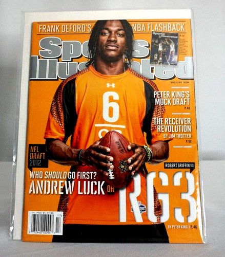 Robert Griffin III RG3 Baylor Sports Illustrated April 23 2012 No Label ...