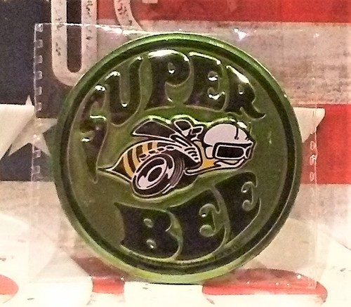 DODGE CHALLENGER / CHARGER SUPER BEE MAGNET SUBLIME GREEN HEMI / SCAT ...