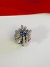 DAZZLING FIREWORKS Authentic PANDORA Blue CRYSTAL Charm 797518NCB NEW w ...