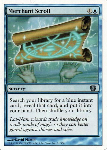 MTG: Eighth Edition: Merchant Scroll: Lightly Played Condition | eBay