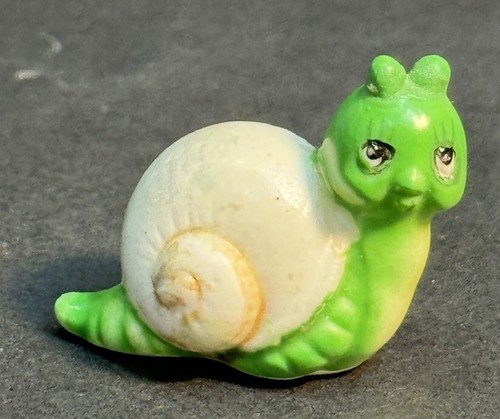 Rare! Josef Originals Anthropomorphic Snail Miniature Ceramic Figurine ...