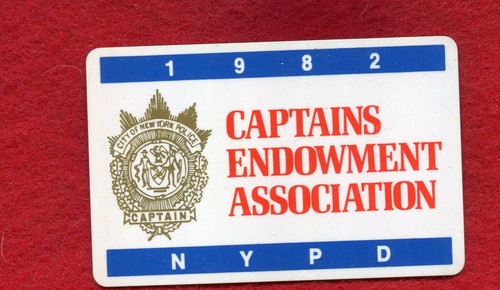 1982 NYC PBA NEW YORK CAPTAIN CARD | eBay
