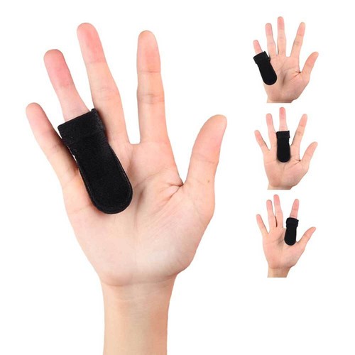 Black Trigger Finger Splint Support Brace for Middle, Ring,Index Thumb ...