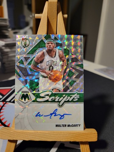 2021-22 Mosaic SCRIPTS SILVER PRIZM Walter McCarty #SC-WMC. BOSTON ...