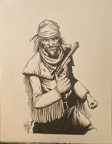 TIMOTHY TRUMAN 11x14 HAWKEN Character Study 2011 For The Original ...