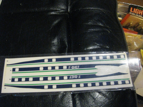 Decal Sheet from a TAI International Airlines DC-6 model kit in 1/200 ...