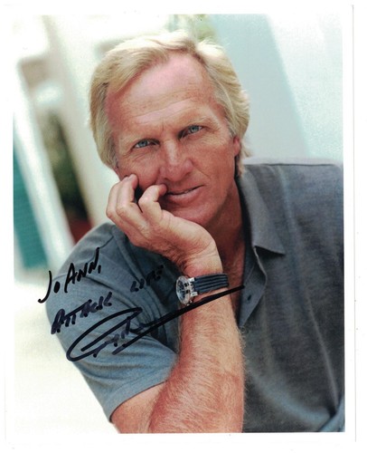 Greg Norman Signed Autographed 8 x 10 Photo Golf PGA | eBay