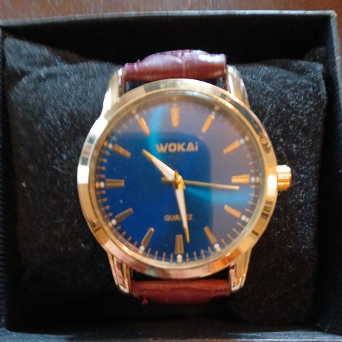 Wokai Casual Fashion Quartz Belt Men's NICE Watch FREE SHIPPING | eBay