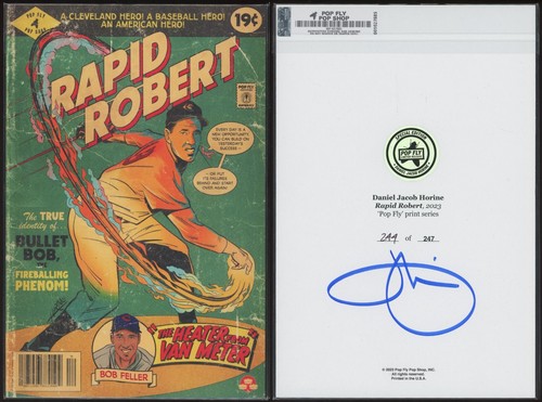 Rapid Robert (Bob Feller) - Pop Fly Pop Shop Art Print - Daniel Jacob ...