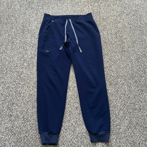 Figs Womens Zamora Jogger Scrub Pants Size Medium Navy Blue | eBay