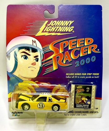 Johnny Lightning Speed Racer 2000 Yellow Stock Car #9 Cell #7 Sealed ...