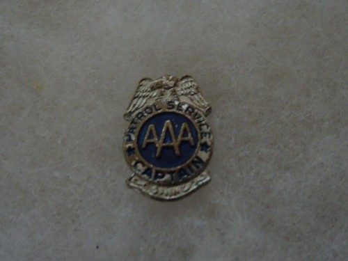 Button Lapel pin AAA Patrol Service Captain pin | eBay