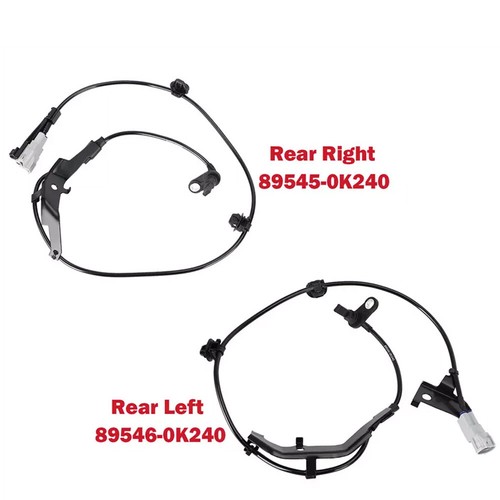 2PCS ABS Wheel Speed Sensor 89545-0K240 89546-0K240 Fit Toyota Hilux ...