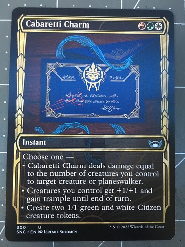 Cabaretti Charm Showcase NM, MTG, Streets of New Capenna, Pack Fresh ...