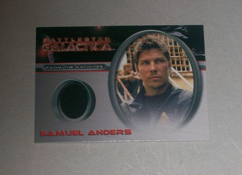 BATTLESTAR GALACTICA: Costume Card CC 38 Samuel Anders | eBay