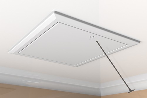 Timloc 1169 Insulated Plastic White Hinged Loft Access Door / Hatch ...