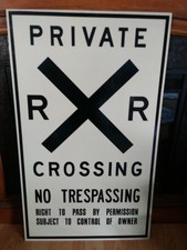 Railroad Crossing Sign for sale | eBay