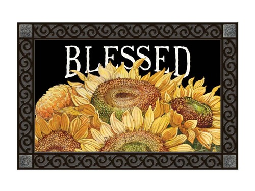 Studio M Matmates Blessed Sunflower Bouquet Doormat | eBay
