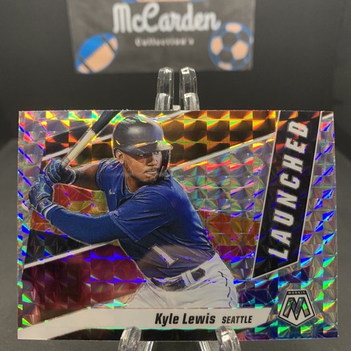 2021 Panini Mosaic Silver Prizm Launched Kyle Lewis #L8 Seattle ...