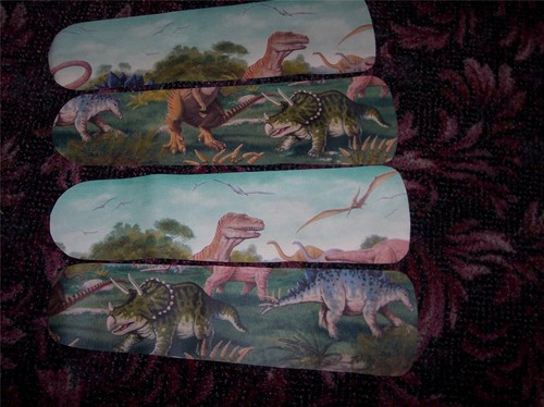 CUSTOM~ PREHISTORIC DINOSAUR CEILING FAN T-REX DINO AND MORE | eBay