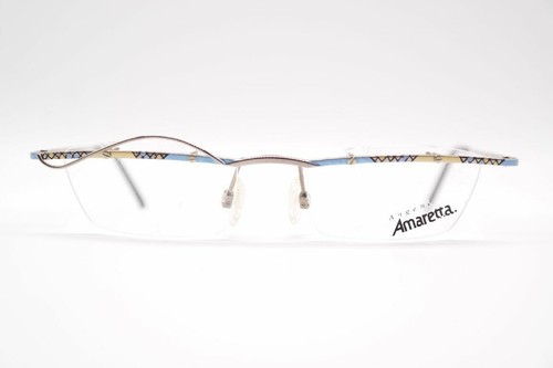 Amaretta By Argenta Angene 53K 46[]18 140 Silver Multicolor Half-Rim ...