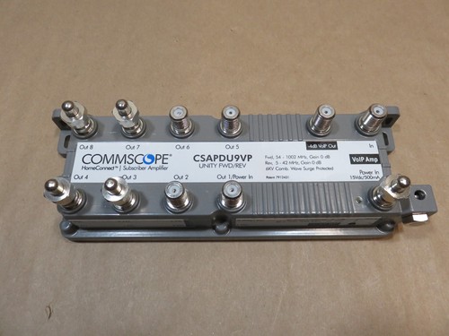 9 Port CommScope Amplifier CSAPDU9VP Internet CATV Cable for sale ...
