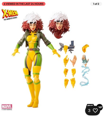MONDO X-MEN THE ANIMATED SERIES ROGUE 1/6 SCALE ACTION FIGURE STANDARD ...