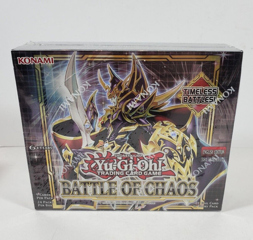 YuGiOh - BATTLE OF CHAOS - Sealed 1st Edition Booster Box - Konami TCG ...