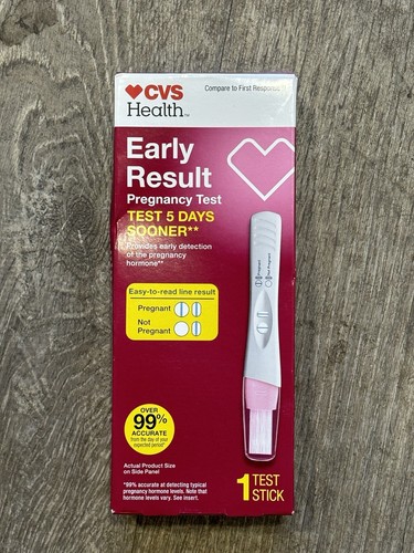 CVS Early Result Pregnancy Test. 1 Test Stick New! Exp Date 11/25 | eBay
