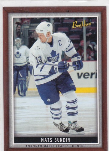 06/07 BEE HIVE..MATS SUNDIN..CARD # 5..MAPLE LEAFS..FREE COMBINED SHIP ...