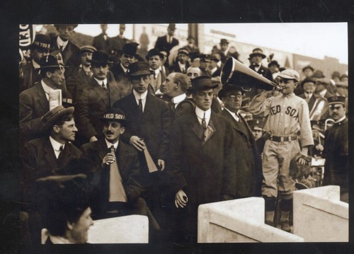 REAL PHOTO BOSTON RED SOX 1912ROYAL ROOTERS BASEBALL STADIUM POSTCARD ...