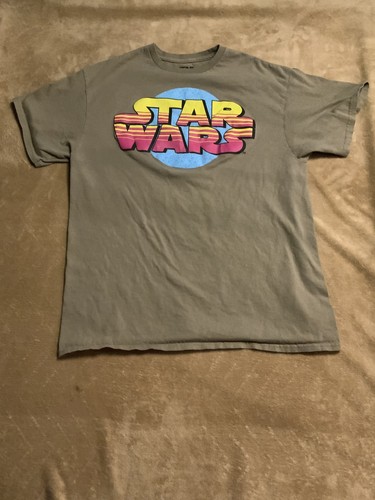 Star Wars Mad Engine Retro Summer Fade Graphic Tee T-Shirt Top Size ...