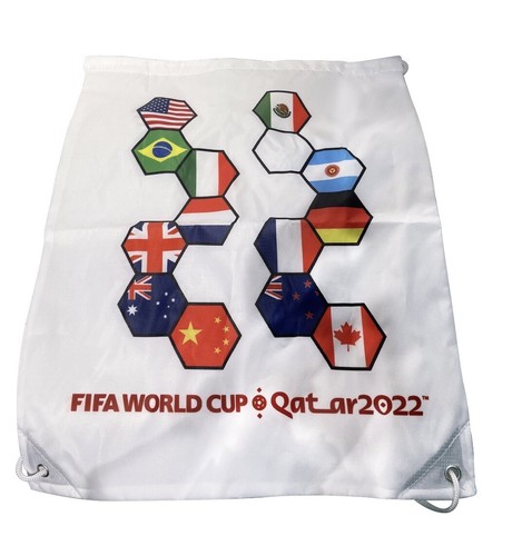 FIFA World Cup 2022 Soccer Drawstring Sling Tote Bag 18 Multi Team for ...